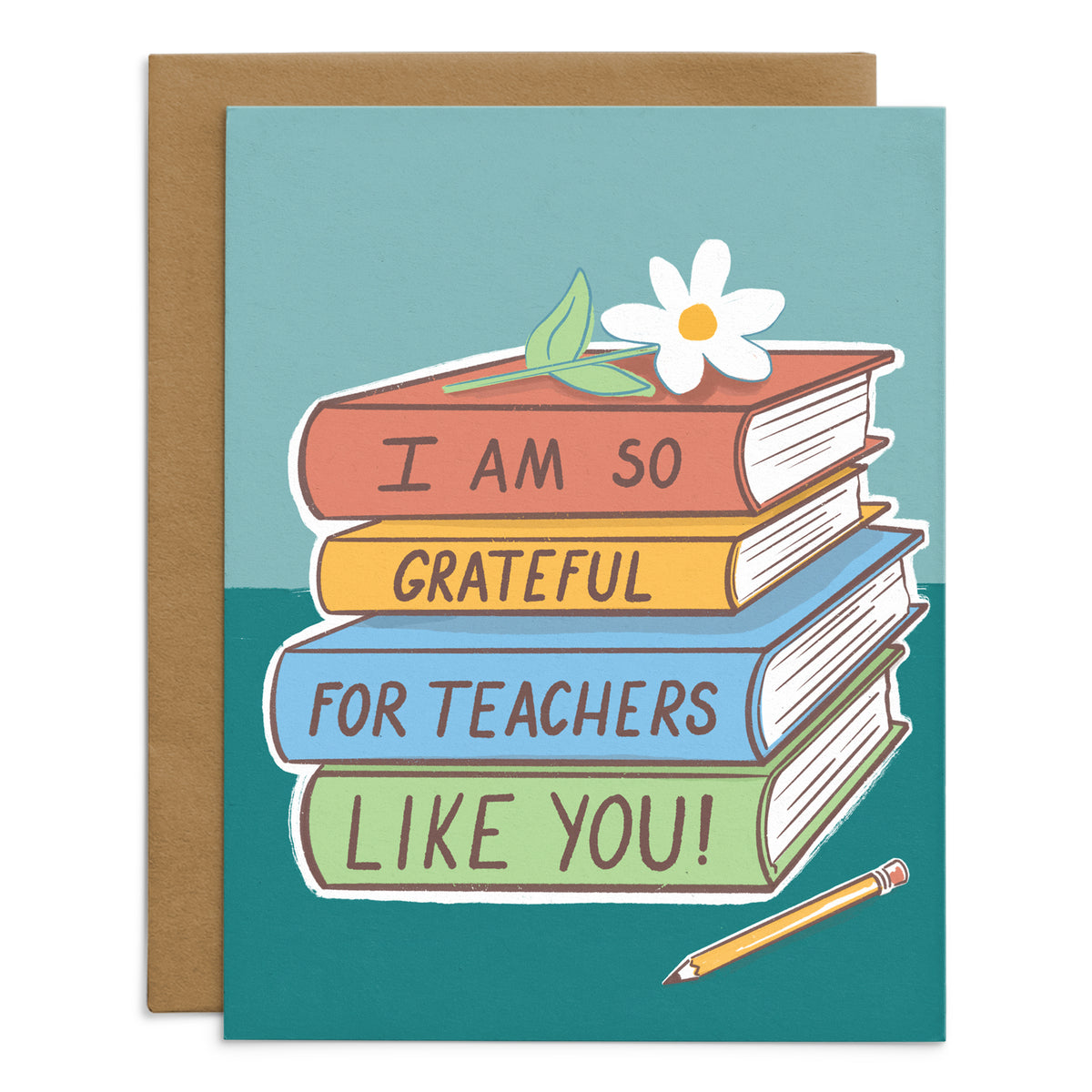 Grateful For Teachers Like You Card – Starfangled Press