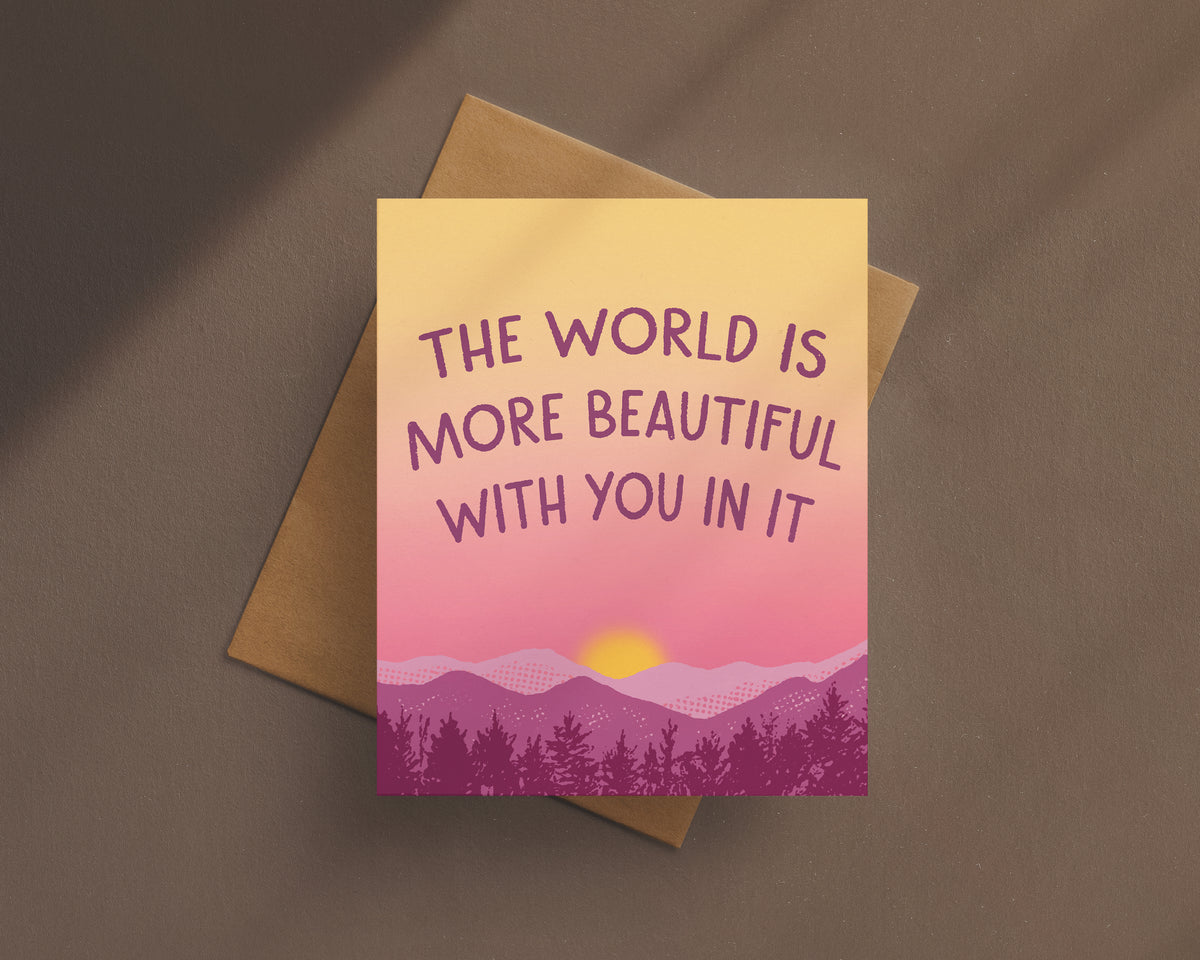The World Is More Beautiful Card – Starfangled Press
