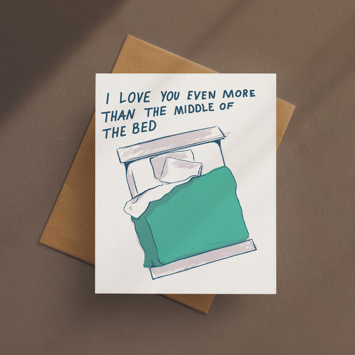 The Middle Of The Bed Card – Starfangled Press