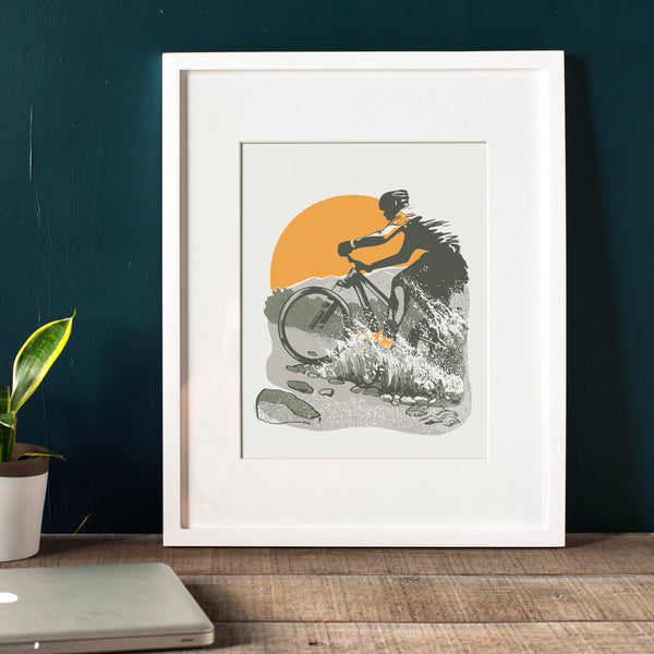 Water Crossing Screenprint – Starfangled Press