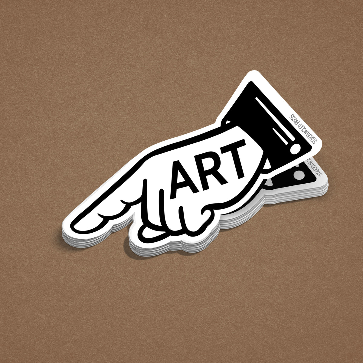 Art Manicule 3" Vinyl Sticker – Starfangled Press