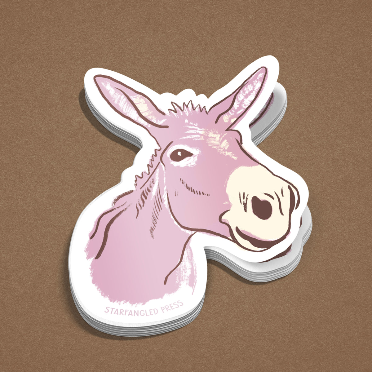 Donkey Sticker – Starfangled Press