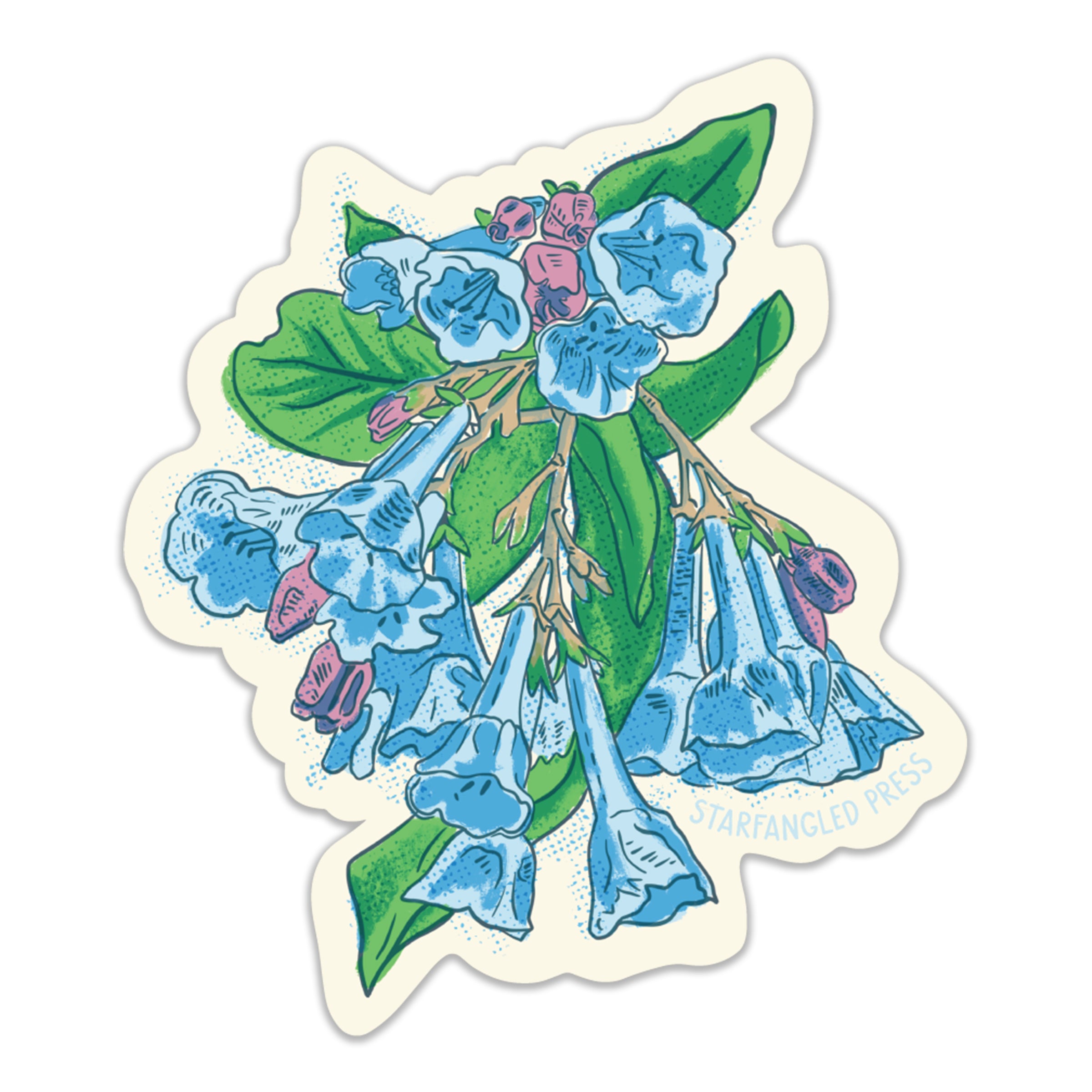 Bluebells Sticker – Starfangled Press