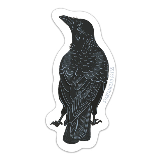 Crow Sticker – Starfangled Press