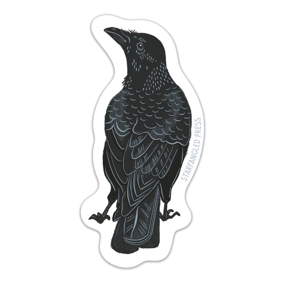 Crow Sticker – Starfangled Press