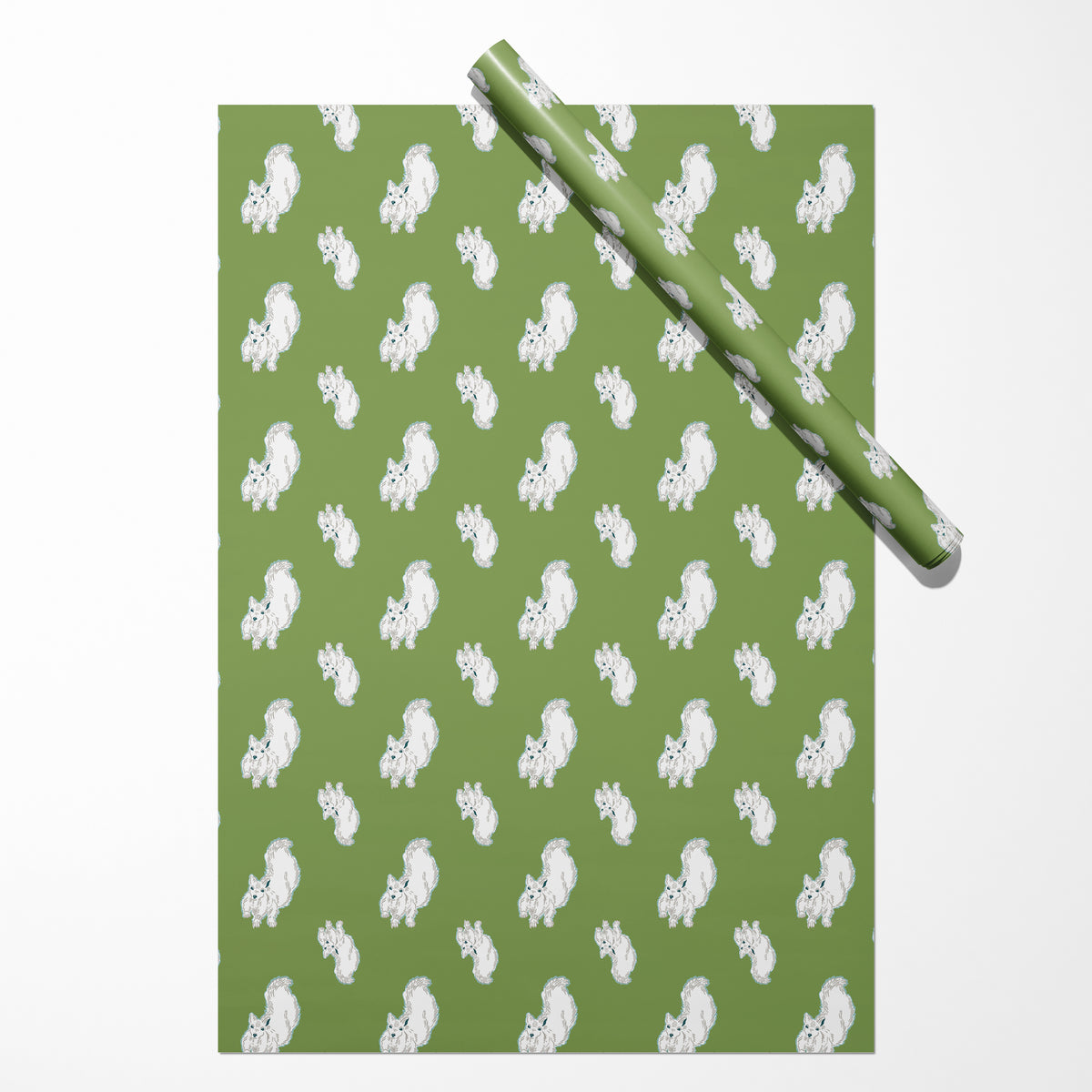 White Squirrel Party Gift Wrapping Paper – Starfangled Press