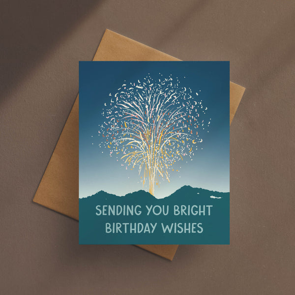 Bright Birthday Wishes Card – Starfangled Press