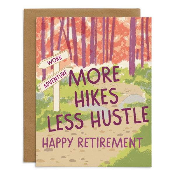 More Hikes, Less Hustle Retirement Card – Starfangled Press