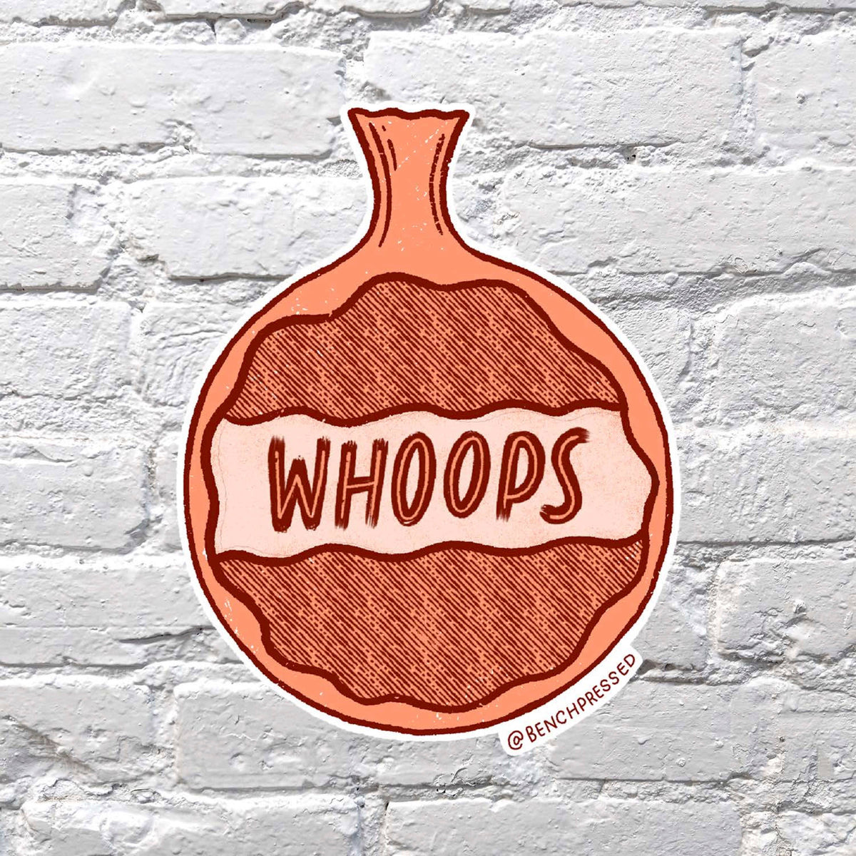 Whoops Single Sticker – Starfangled Press