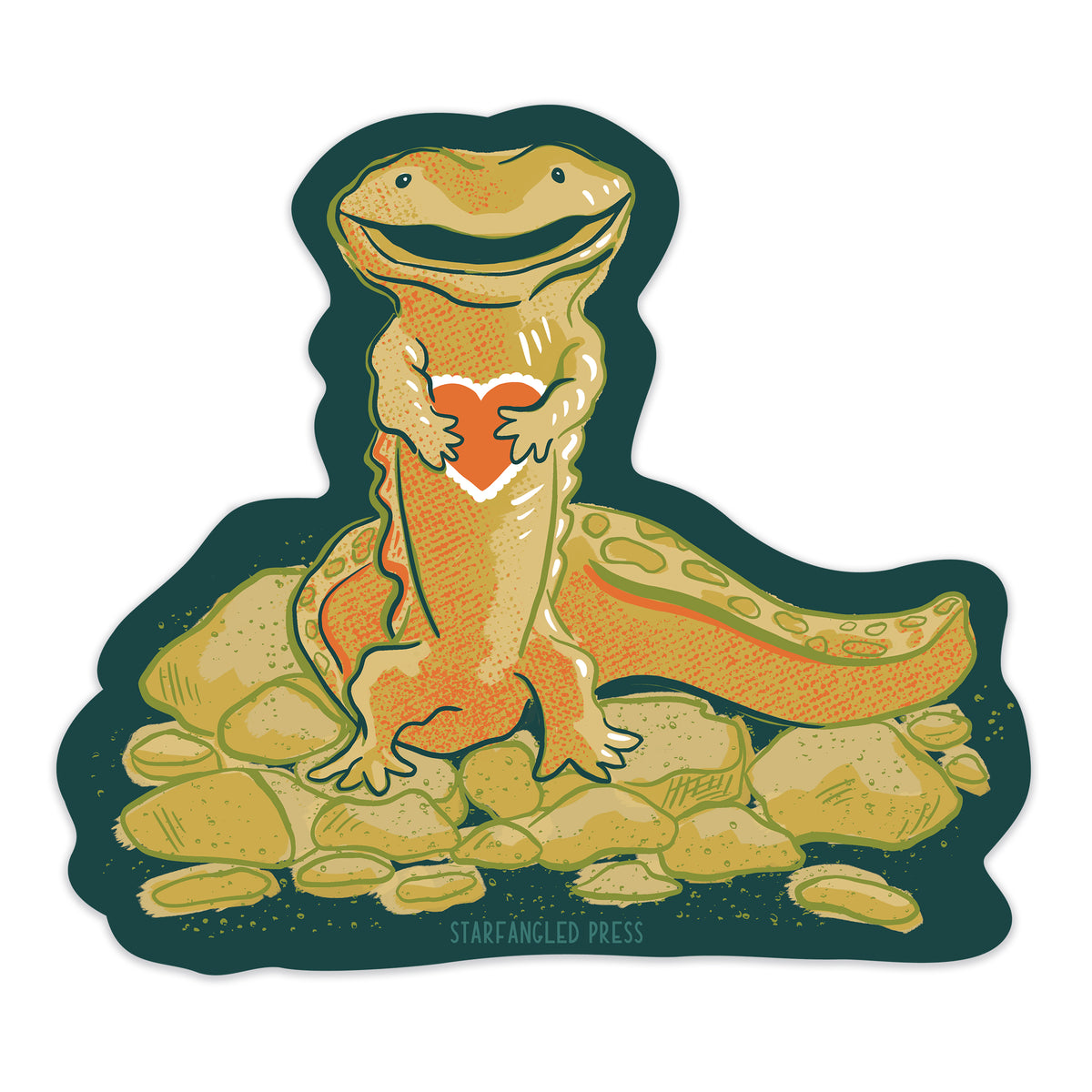 Hellbender Sweetheart 3" Vinyl Sticker – Starfangled Press